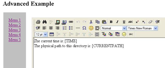 tcpIQ Site Editor - Replacement Text